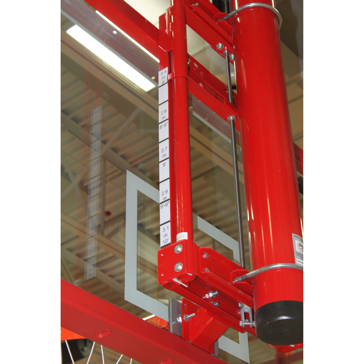 Gared Manual Basketball Backboard Height Adjuster, Single Post - 1131 ...