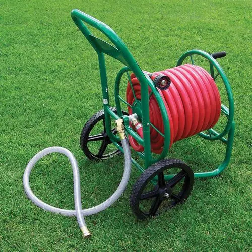 Athletic Connection Enduro Hose Reel Kit - 100 ft Water Hose with Pro ...