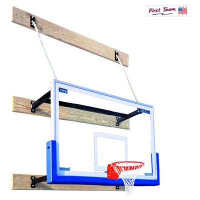 First Team Wall Mount Basketball Goal – Adjustable 24"–36" Extension ...
