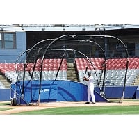 Jaypro Big League Bomber Elite Batting Cage w/ Rotating Wheels - BGLC7 ...
