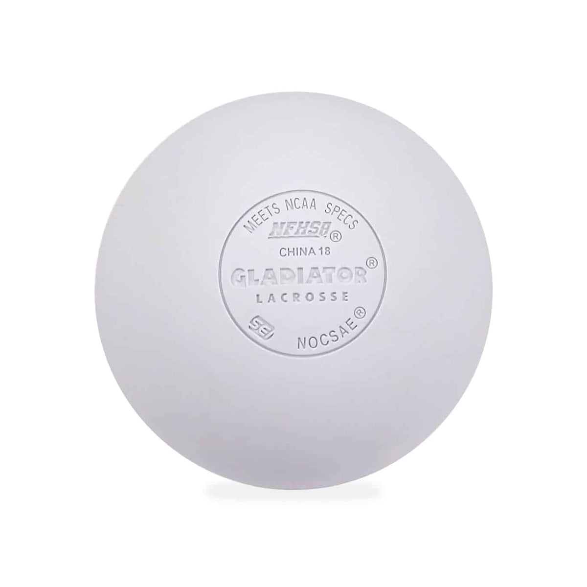 Gladiator Lacrosse Official Lacrosse Ball - Single, White, NOCSAE & SE ...