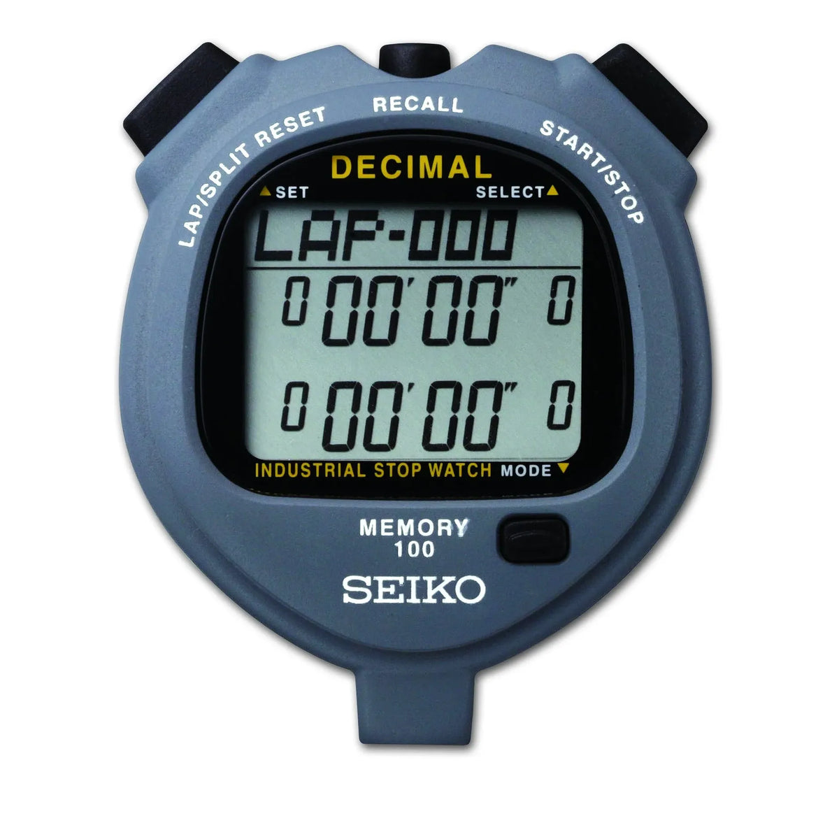 SEIKO S063 - Solar-Powered Decimal Stopwatch — Sideline Sport Supply