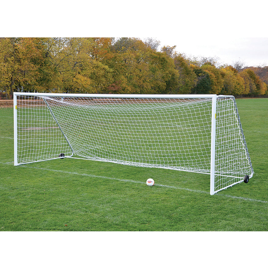 Jaypro Soccer Goals – Classic Official Round Goal Deluxe Package (8 ft ...