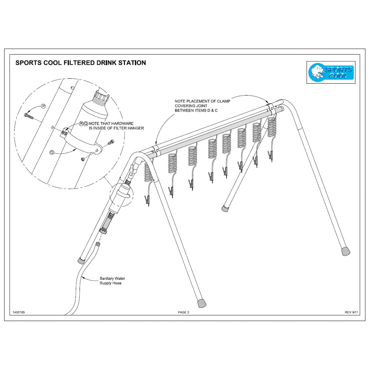 Athletic Connection Sports Cool Filtered Drinking Station – 8 Drinking ...