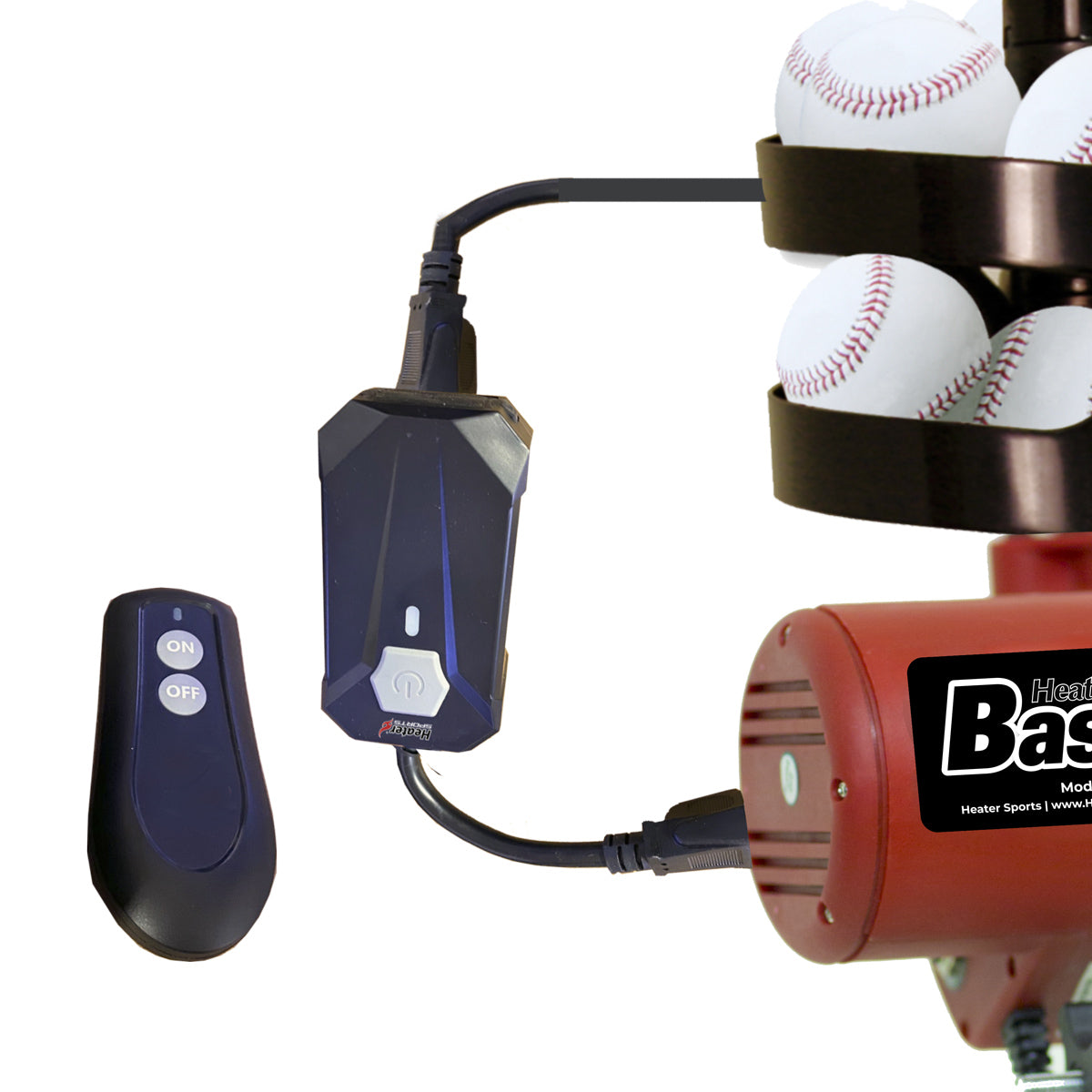 Heater Sports Power Play Wireless Ball Feeder Remote Control – 100 Ft ...